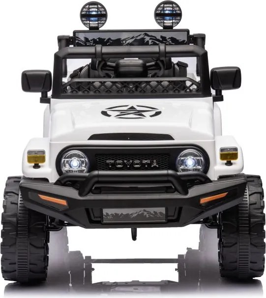 LEAN CARS Elektrické autíčko Toyota FJ 4x4 bílé
