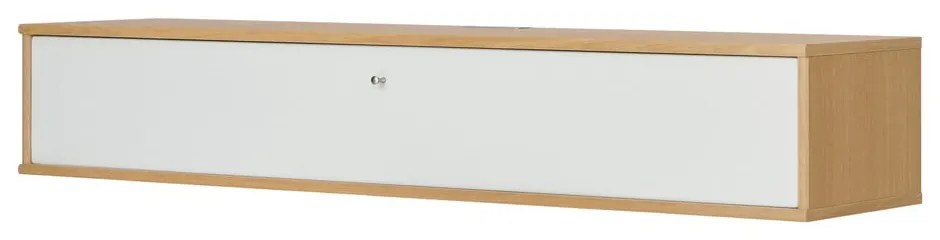 TV stolek v dekoru dubu v bílo-přírodní barvě 133x22 cm Mistral – Hammel Furniture