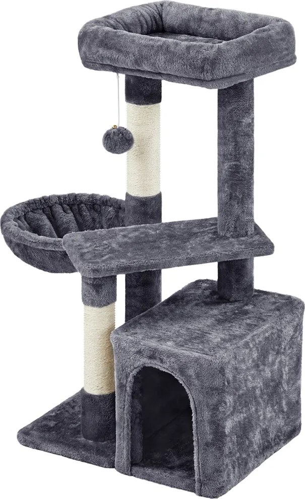 Škrabadlo pro kočky Yaheetech – tmavě šedá, 87 cm (256101396036)