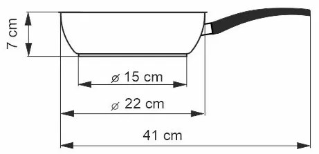 KOLIMAX - české nerezové nádobí KOLIMAX Pánev COMFORT, průměr 22 cm, objem 2.1 l