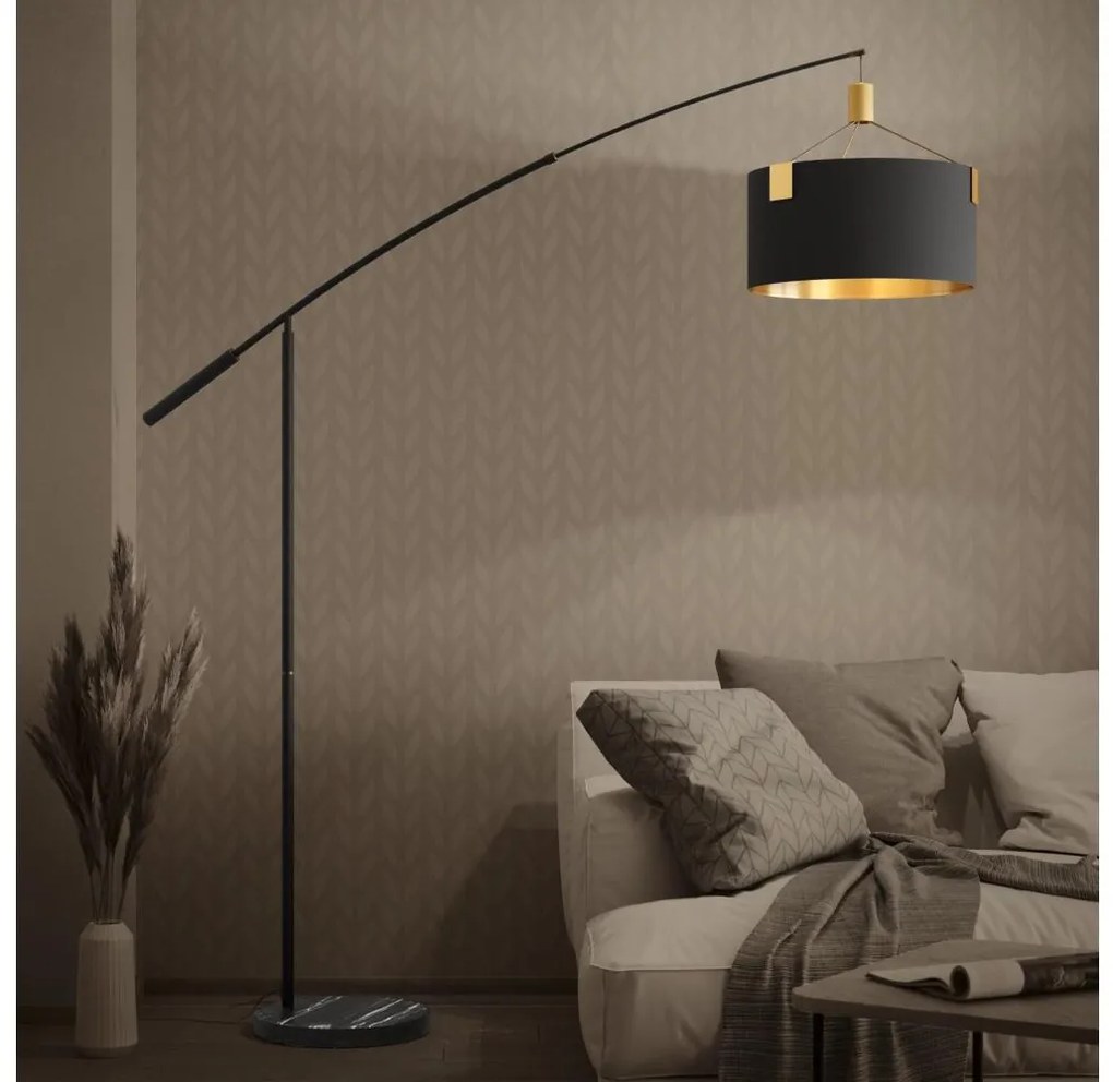 Eglo 39966 - Stojací lampa TORTOLA 3xE27/40W/230V černá/zlatá
