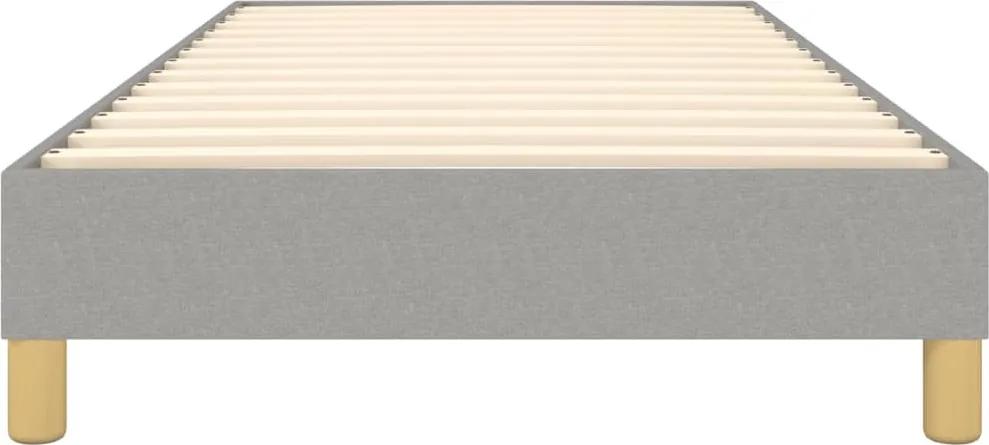 vidaXL Box spring postel 90 x 190 cm textil [3120578] Barva: Tmavě šedá