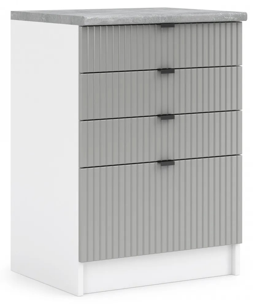 Kuchyňská skříňka spodní 60 cm - LAM SZ60 4SZ - Dvířka GISEL