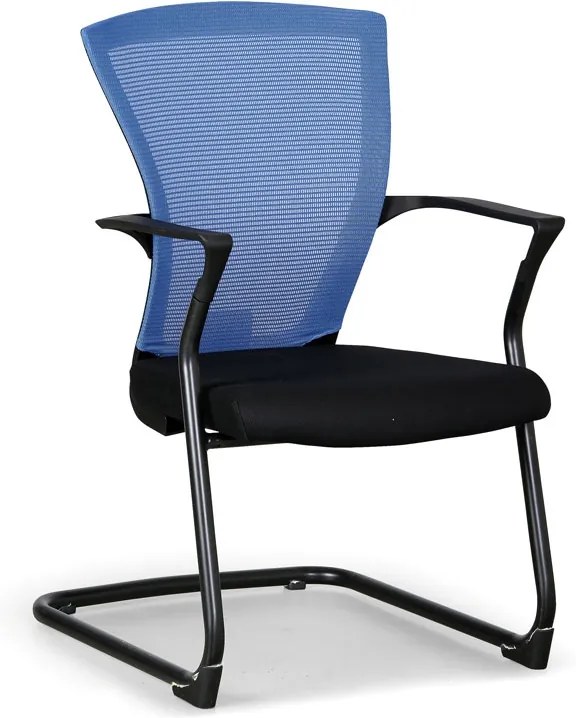 B2B Partner Konferenční židle BRET, černá/modrá