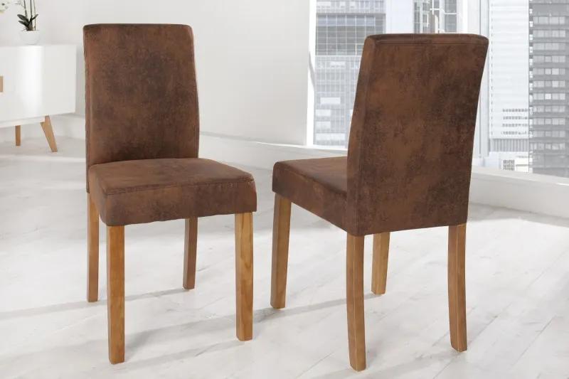 Židle židle lehká káva vintage vzhled / 35254