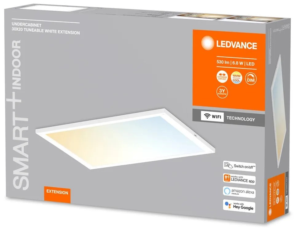 WiFi LED prodloužení panelu 300x200, nastavitelná bílá