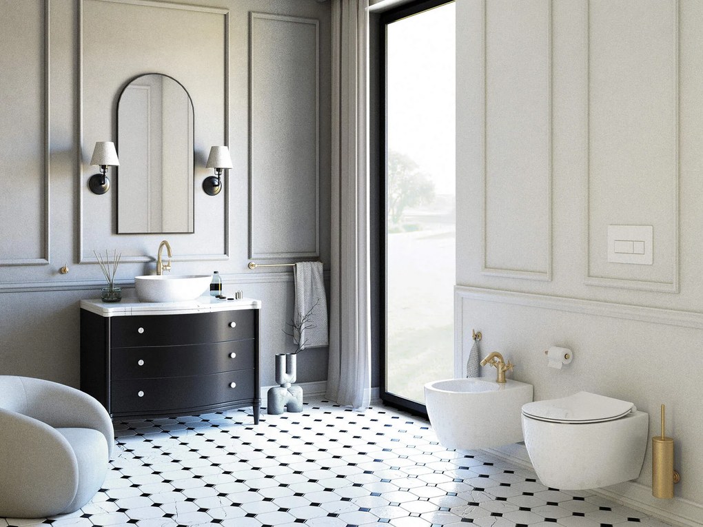 Deante Závěsný WC komplet bez příruby Silia - , včetně SoftClose sedátka