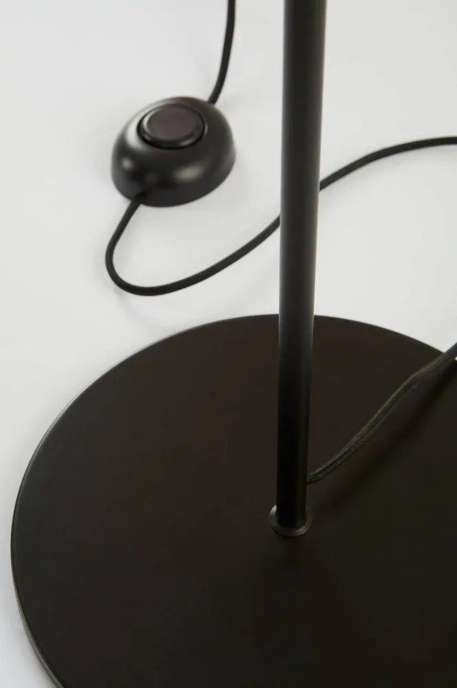 Bílá/černá látková stmívatelná stojací lampa (výška 148 cm) Juliet – Jotex