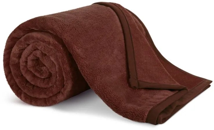 Bellatex Přikrývka KORALL MICRO 200x230 cm 200x230 cm Hnědá
