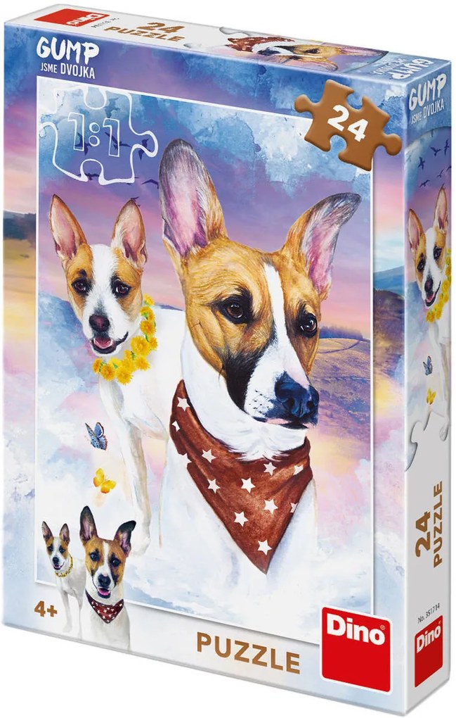 DINO Puzzle Gump Jsme dvojka 24 dílků 18x26 skládačka dn351714