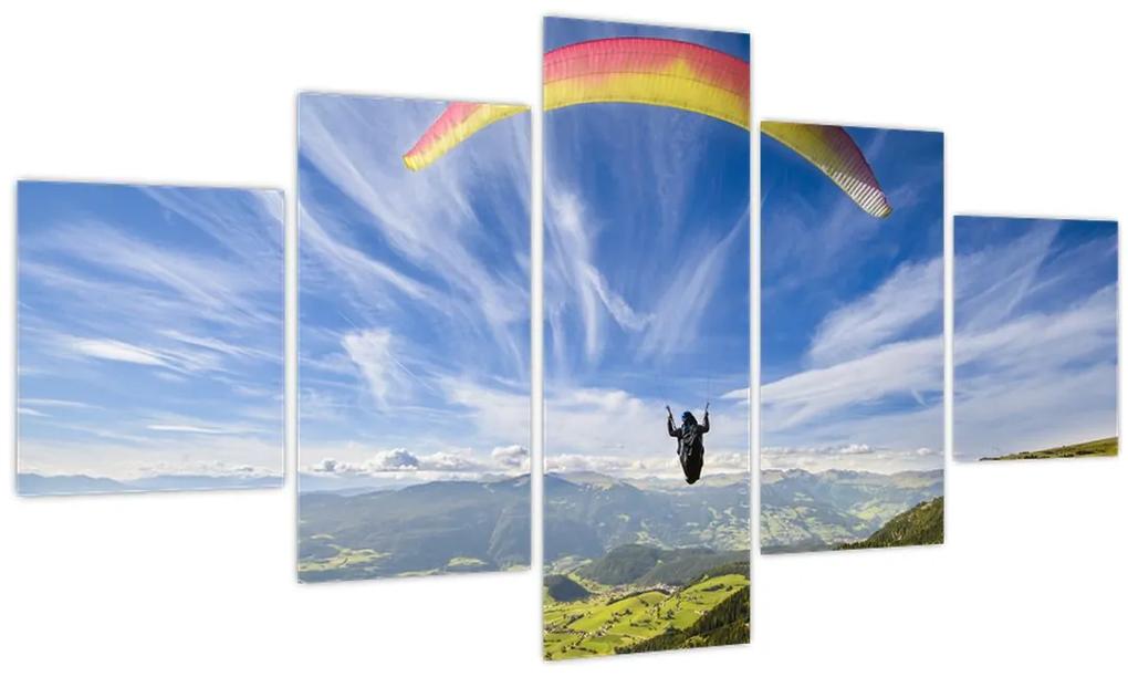 Obraz - Paragliding (125x70 cm)