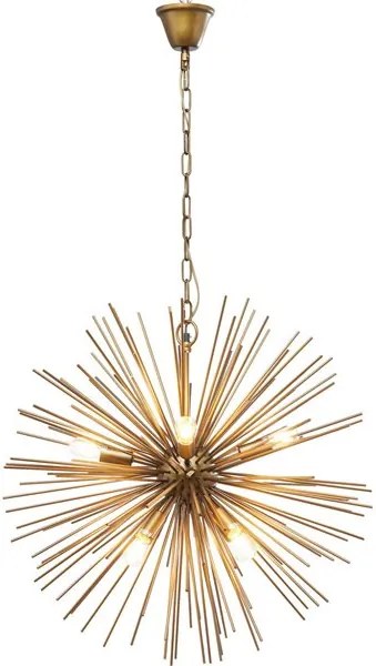 KARE DESIGN Lustr Beam Brass Ø72 cm 72 × 72 × 72 cm