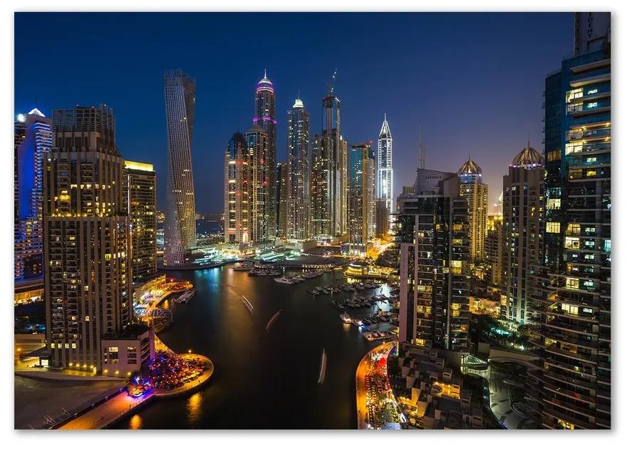 Wallmuralia Foto obraz sklo tvrzené Marina Dubaj 100x70 cm
