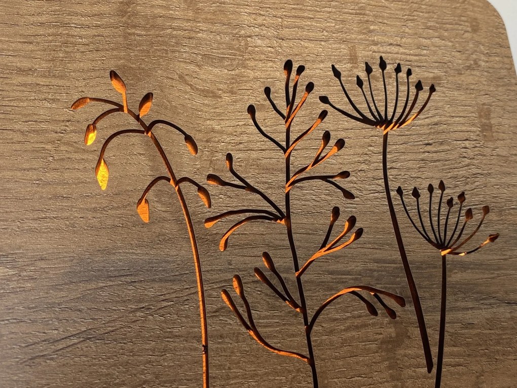 Li-Go "Lipnice" lampa 19x19cm provedení povrchu: ořech