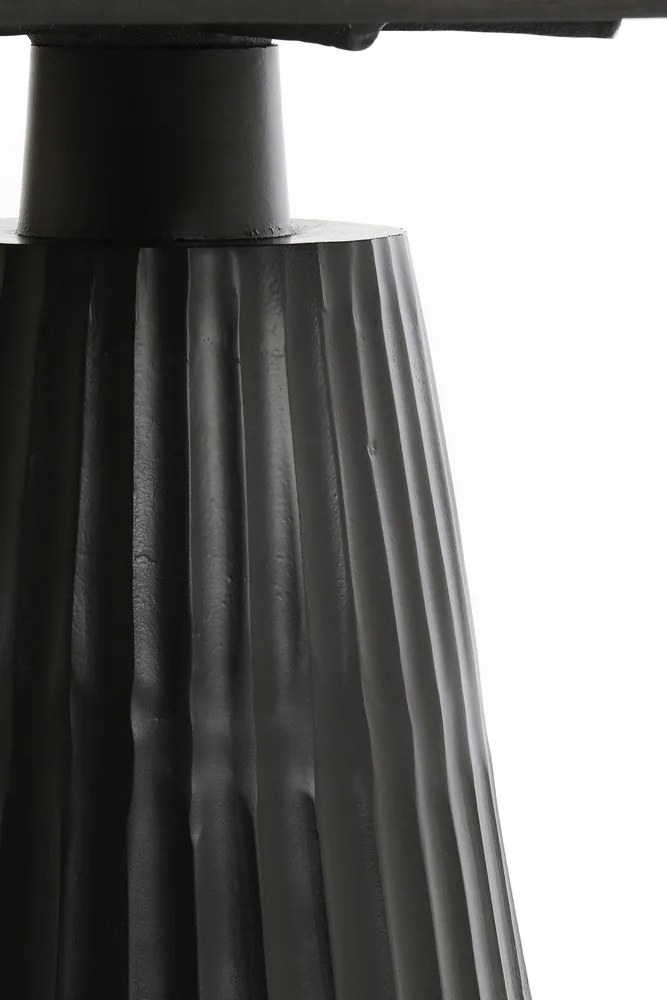 Kulatý jídelní stůl s mramorovou deskou ø 100 cm Rianne – Light & Living