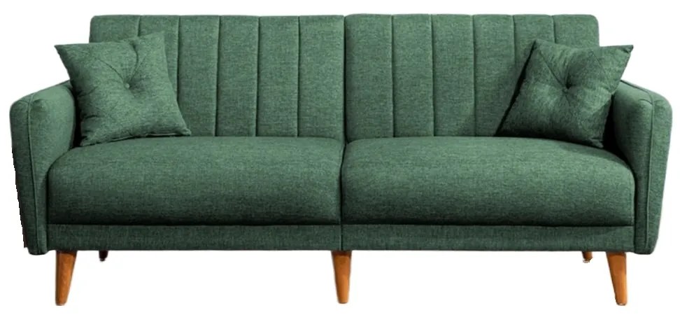 Atelier del sofa Rozkládací pohovka AQUA zelená 202 cm 867UNQ1359