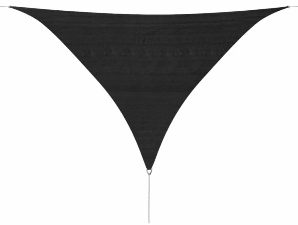 Plachta proti slunci z HDPE trojúhelníková 5 x 5 x 5 m