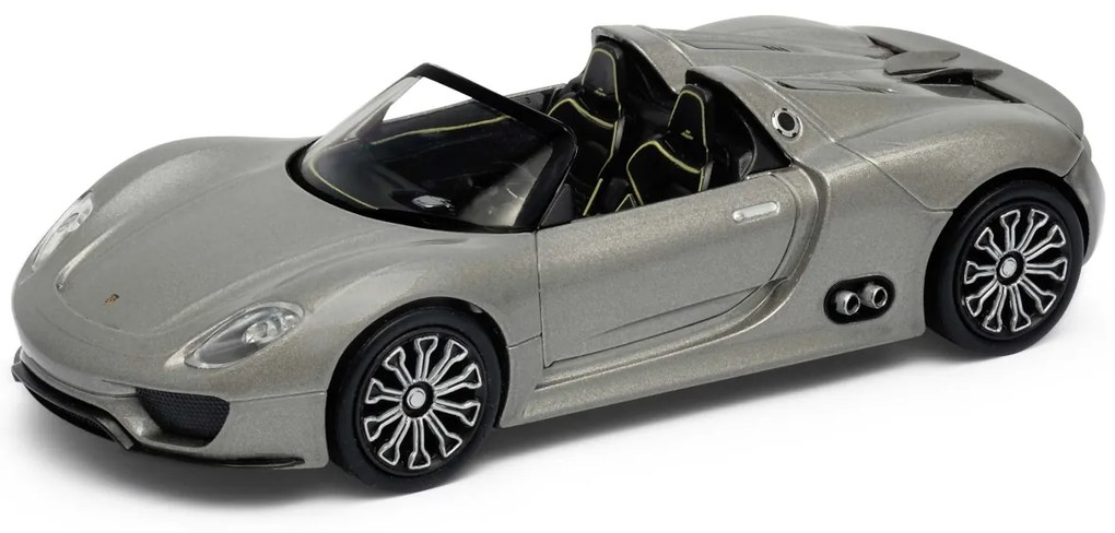 Welly Porsche 918 Spyder (concept) 1:34 stříbrné