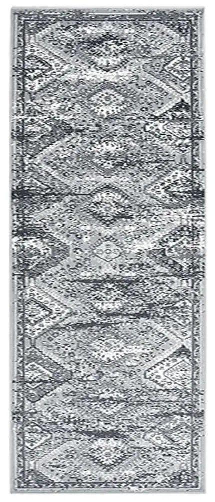 332097 vidaXL Běhoun BCF orientální šedý 80 x 200 cm
