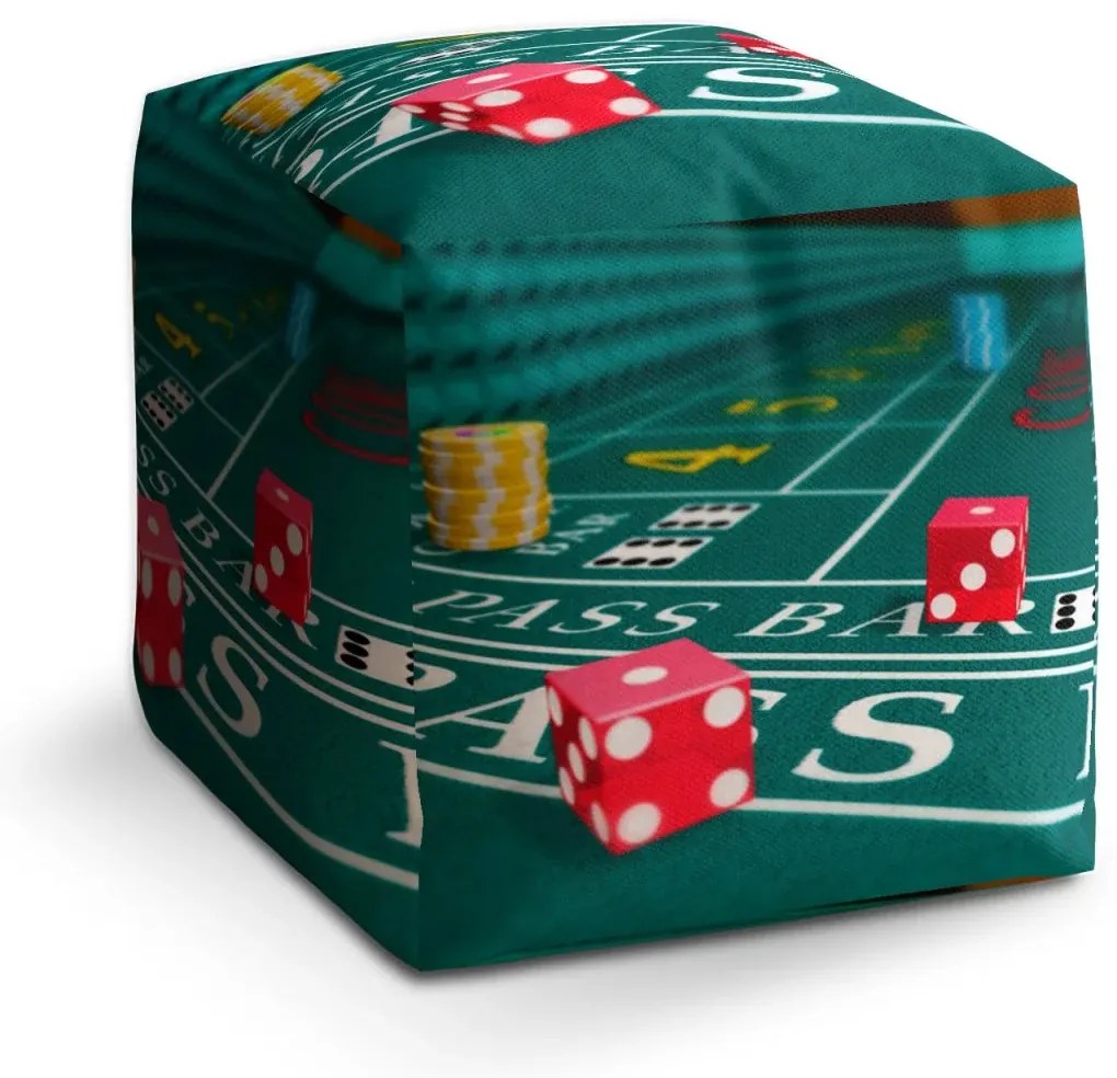 Sablio Taburet Cube Kostky: 40x40x40 cm