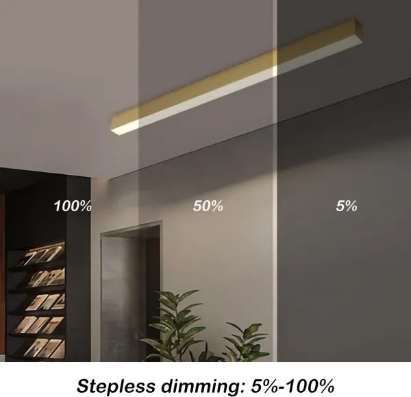 Brilagi - LED Stmív. stropní svítidlo SLEEKLINE LED/40W/230V Wi-Fi Tuya zlatá+DO
