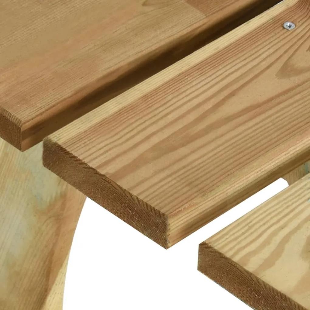vidaXL Zahradní lavice 220 cm impregnované borové dřevo [318402]