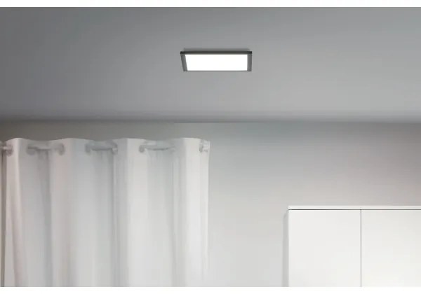 WiZ - LED Stmívatelné stropní svítidlo SUPERSLIM LED/12W/230V černá Wi-Fi