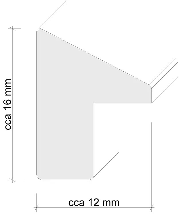 Hama rámeček dřevěný EVA, wenge, 30x40 cm