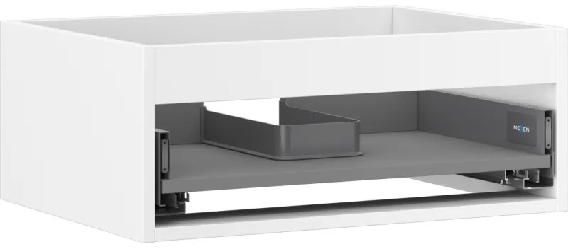 Mexen Box-A, závěsná skříňka 60 cm, 1 zásuvka, bílá matná, 91AX0-0600-235-1-01