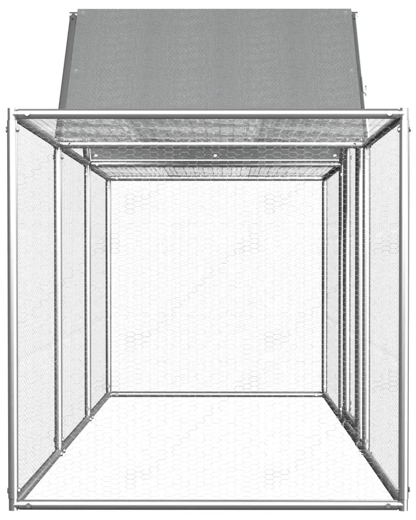 vidaXL Marketos Klec pro kuřata 3 x 1 x 1,5 m pozinkovaná ocel