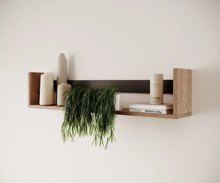 ADRK Furniture Nástěnná police ARIA