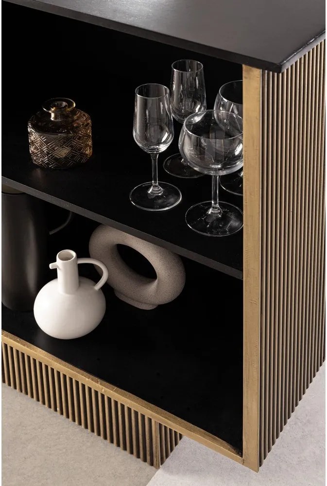 Kuchyňský ostrůvek s deskou z mangového dřeva 40x160 cm Virat – Bizzotto