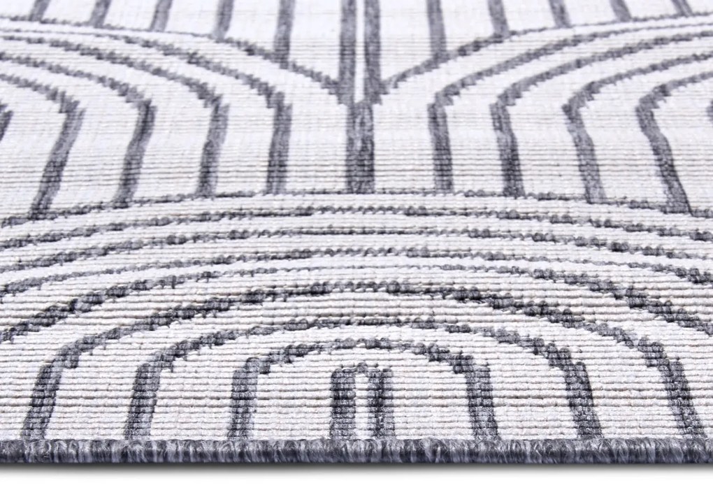 Hanse Home, Kusový koberec Pangli 105851 Silver – na ven i na doma, 160x230, šedá, chodba / předsíň