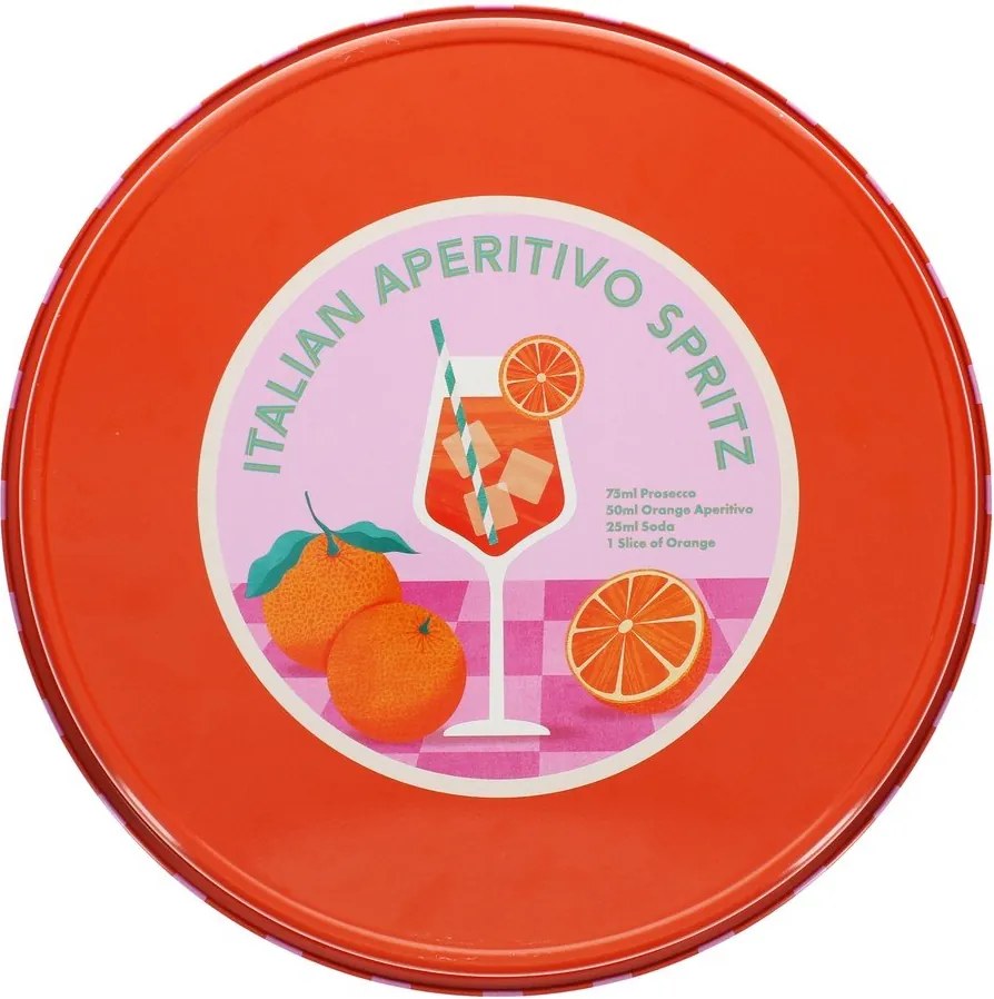 Kovový tác ø 33 cm Aperitivo Spritz – Rex London