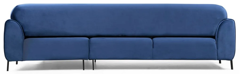 Designová sedačka Haylia 287 cm modrá - pravá