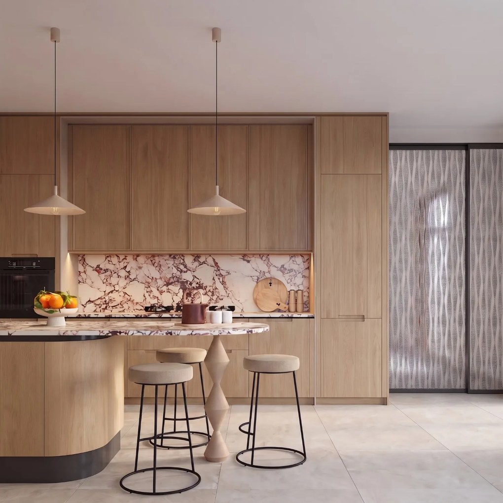 Sollux Lighting Závěsné svítidlo NOX 40 taupe