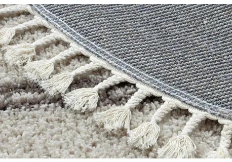 Dywany Luszczow Kusový koberec kulatý BERBER ASILA, krémovo hnědý Rozměr koberce: 160 cm KRUH