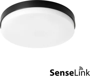 Přisazené LED svítidlo PROLUMIA Prodisc III Mini Ø 267mm max 9,5W SenseLink senzor černá 3000-3500-4000K 120° IP54 40008286