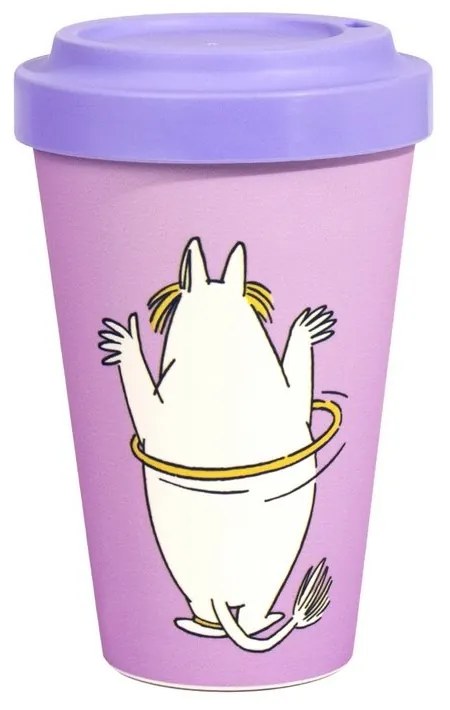 Cestovní hrnek Snorkmaiden růžový 450ml, NordicBuddies Finsko