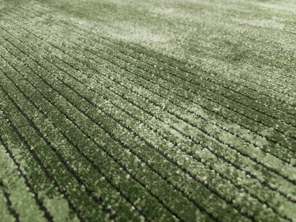 BE Koberec Eforia 9551 GREEN - zelený obdélníkový Rozměr: 60x100 cm