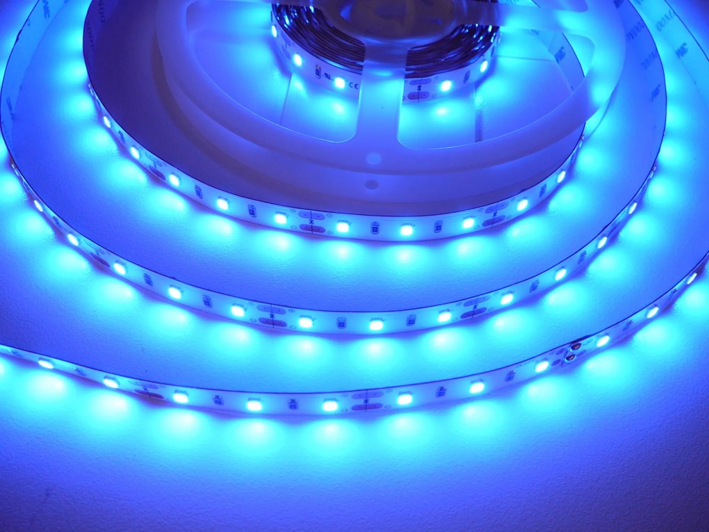 T-LED LED pásek SB3-300 vnitřní Modrá 7710 12V 12W/m IP 20 Počet diod 60