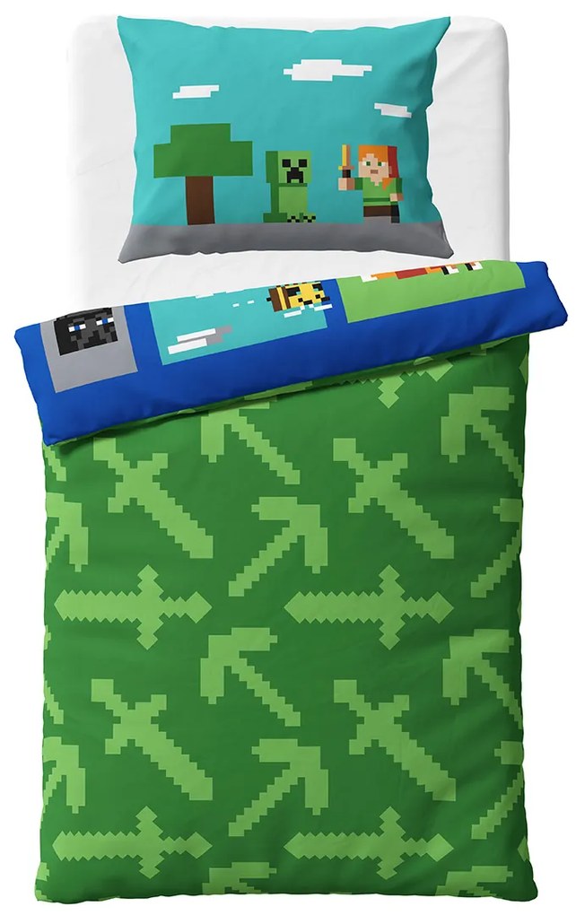 Dětské povlečení Minecraft Figure