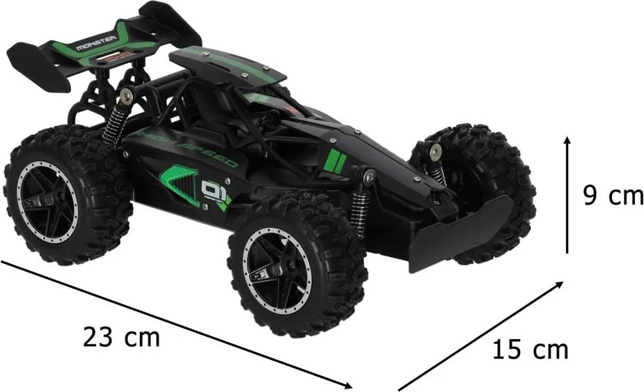 Creative Corner Dálkově ovládané vysokorychlostní kaskadérské auto 1:18 18km/h 2,4GHz