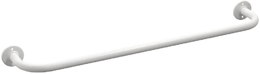 Aqualine White Line - Držák ručníků, délka 600 mm, bílá 8011