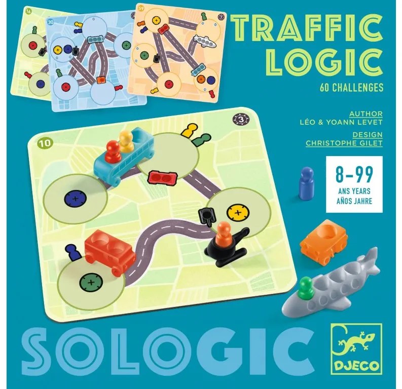 Djeco desková hra Sologic Traffic Logic