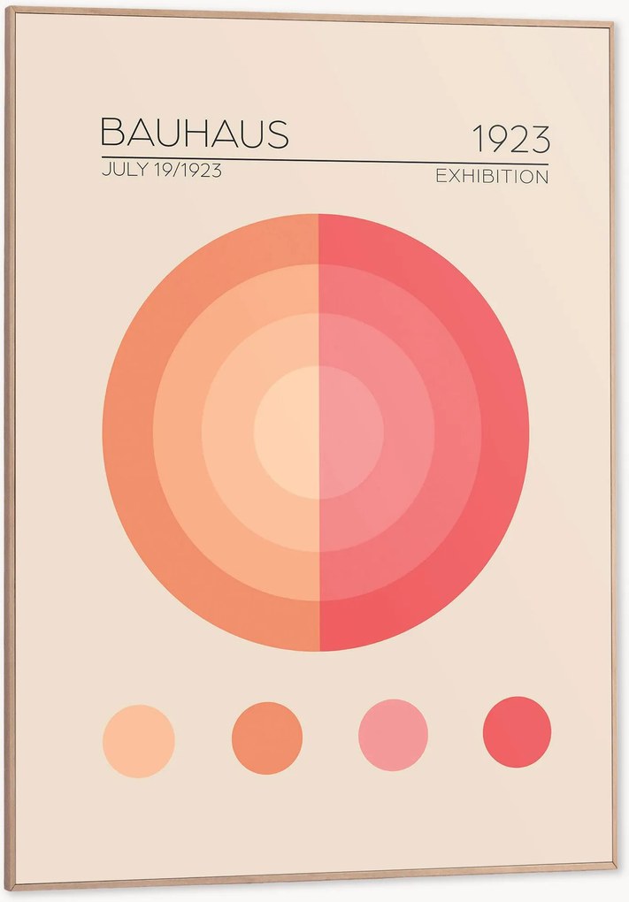 Zarámovaný digitální tisk Bauhaus