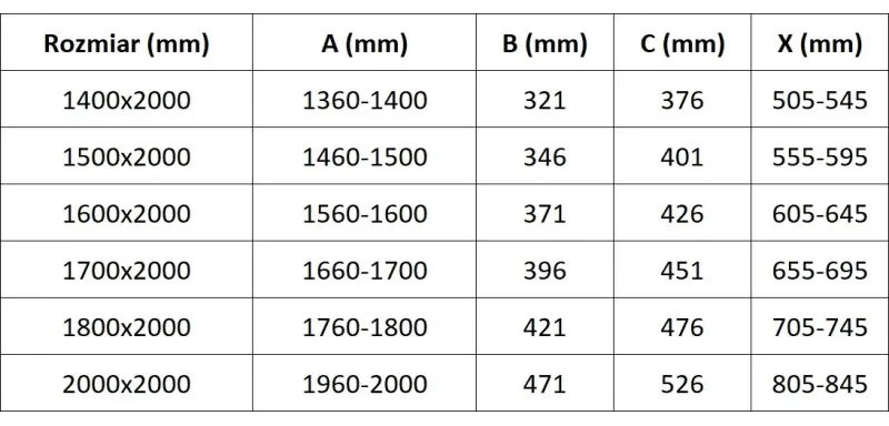 Mexen Velar L Duo, posuvné sprchové dveře do otvoru 170 cm, 8mm čiré sklo, grafit broušený, 871-170-003-02-66