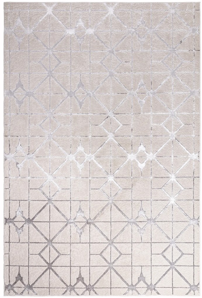 Šedý  koberec Beethoven Lattice Rozměry: 200x290 cm