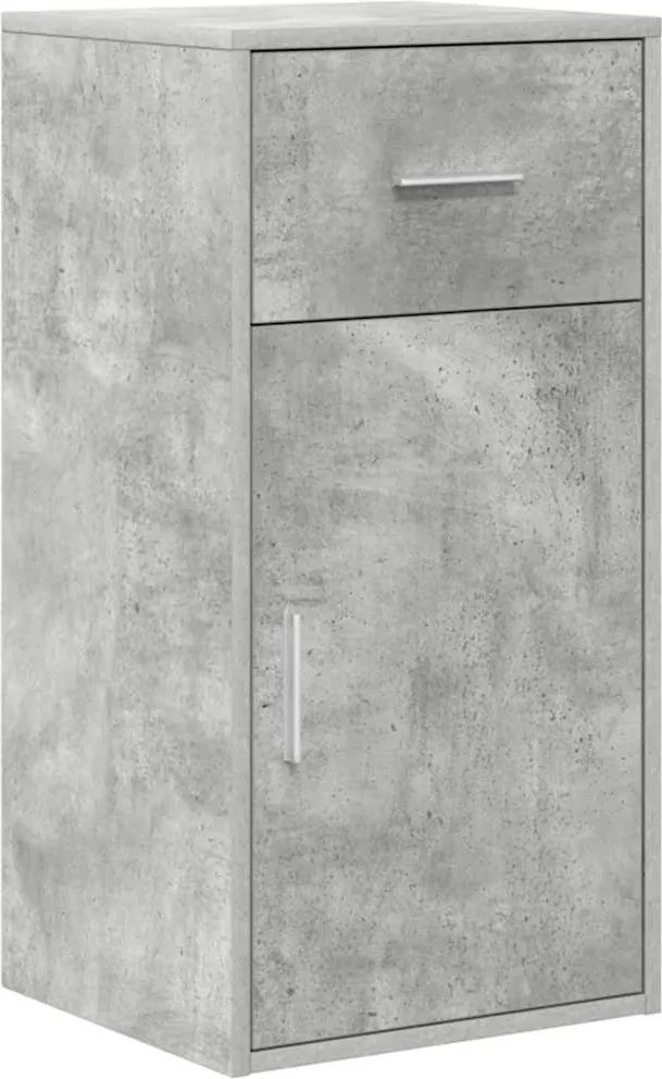 Rohový psací stůl se zásuvkou Betonově šedá 102 x 88 x 75 cm 3337276