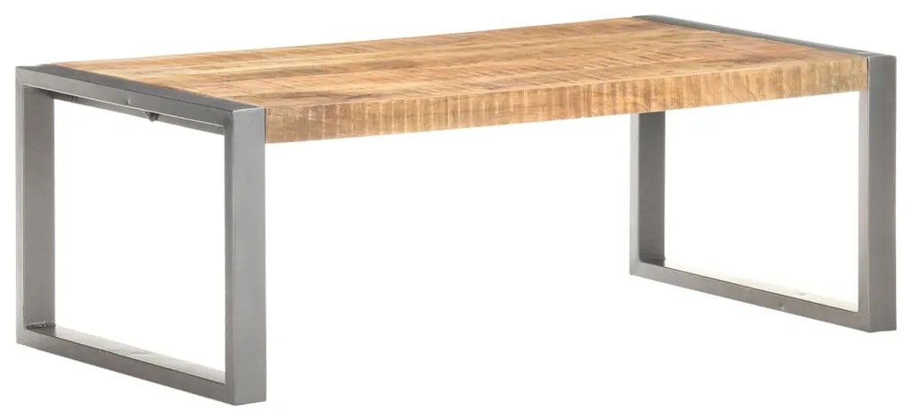 Konferenční stolek 110 x 60 x 40 cm hrubé mangovníkové dřevo - Default Title